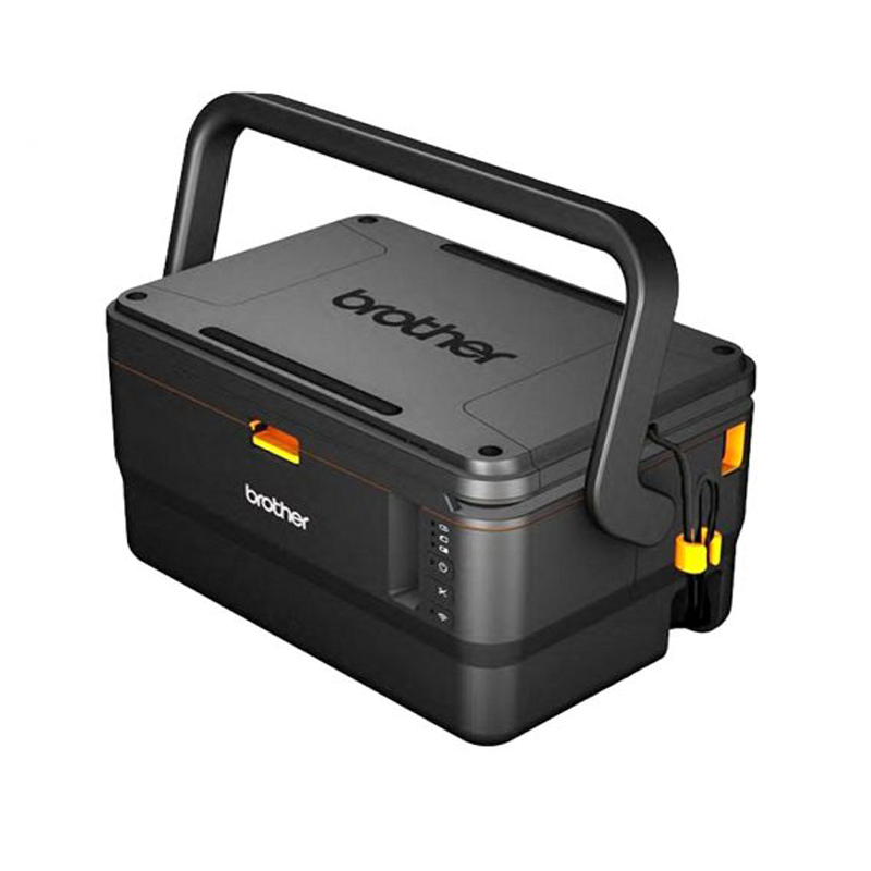 Brother PT-E800T tube printer, combining label printing and heat shrink ...