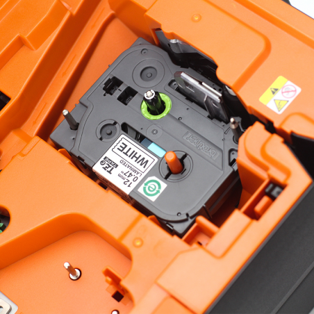 Brother PT-E800T tube printer, combining label printing and heat shrink ...