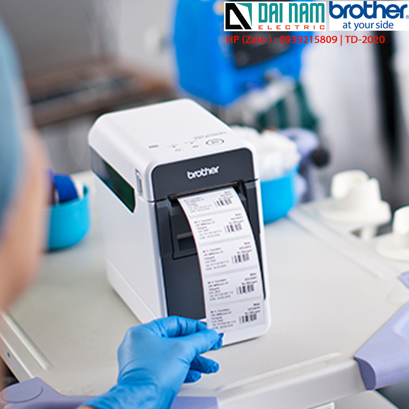Brother QL-2020 label printer label size 6-62mm, Resolution 203dpi